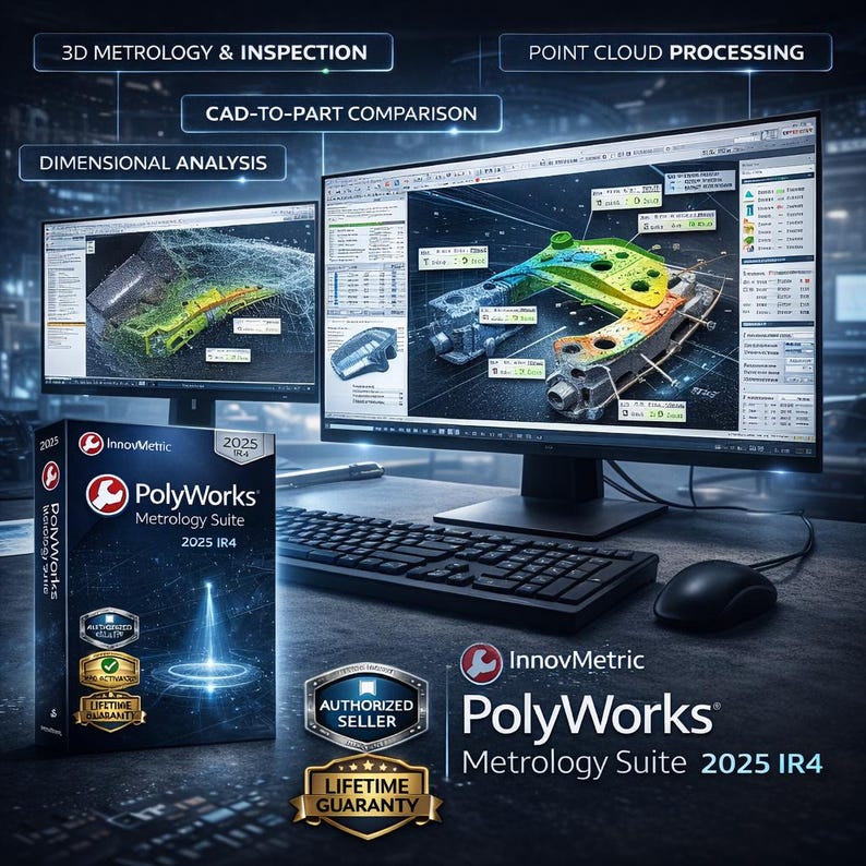 Innovmetric Polyworks - Metrology Suite 2025 IR4 - 3D Scan - Digital ...