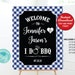 Burger Bar Sign Printable, Burger Station Sign, I Do BBQ Engagement ...