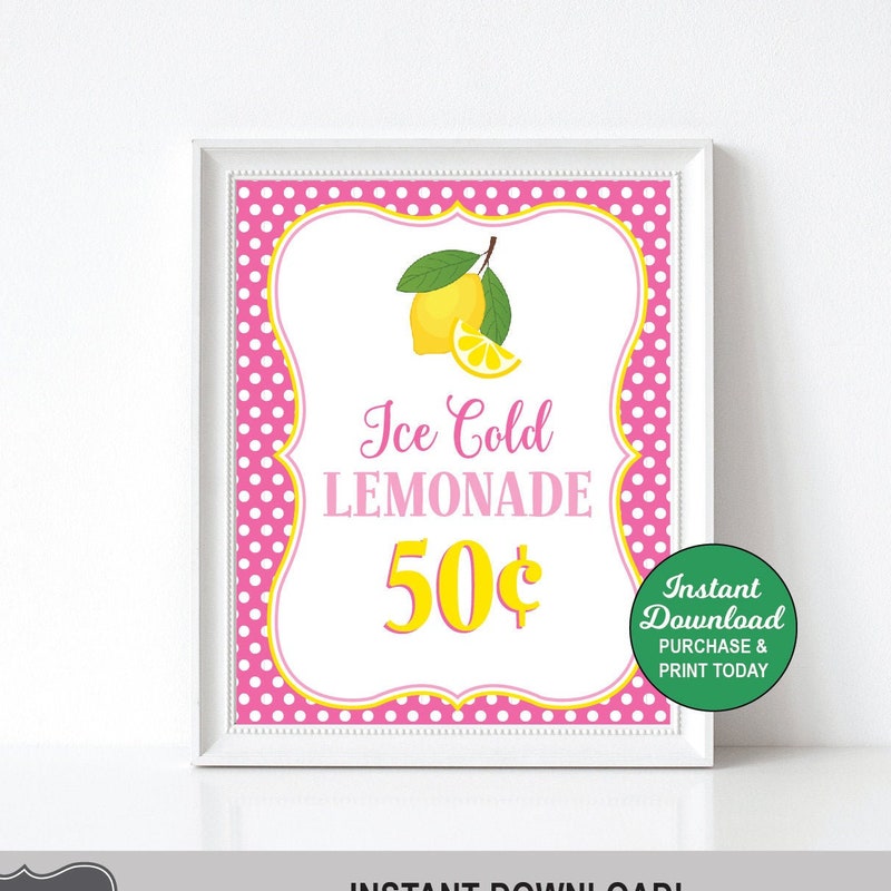 Lemonade Sign - Etsy