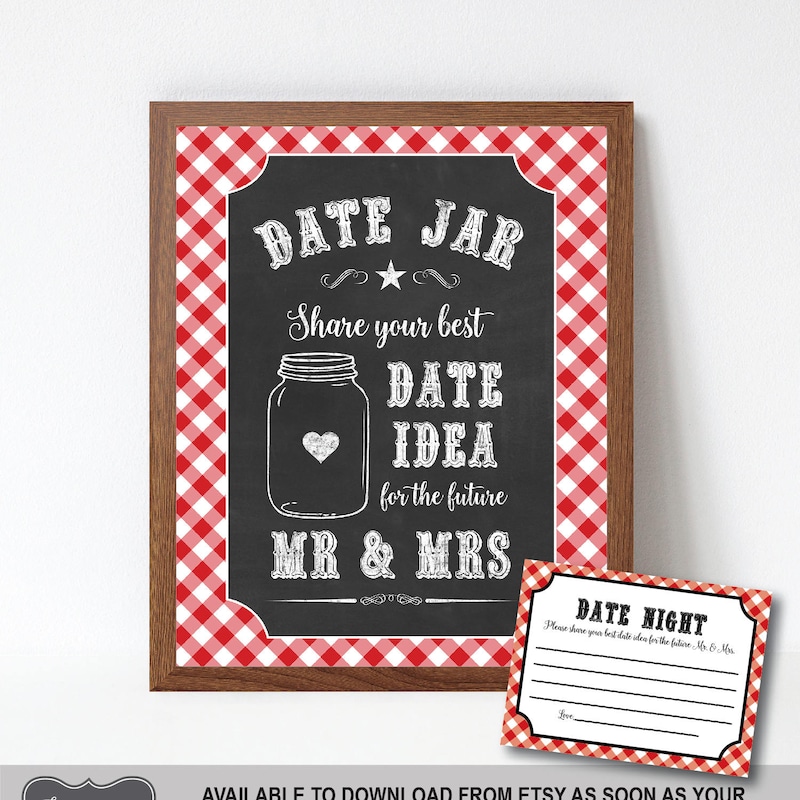 Date Night Ideas Sign - Etsy