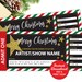 Christmas Concert Ticket Surprise Gift Voucher, Surprise Concert Show ...