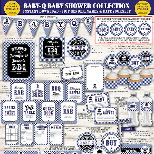 Baby Q Shower - Etsy