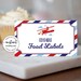 Airplane Food Labels Editable Airplane Birthday Food Tents - Etsy