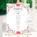 Editable Fiesta Menu, Editable Fiesta Food Menu Drink Easel Sign ...