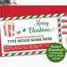 Christmas Movie Ticket, Movie Theater Ticket Gift, Surprise Show Ticket ...