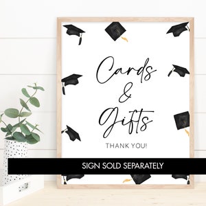Graduation Class of 2024 Sign, Graduation Party Sign, Grad Table Sign ...