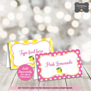 Lemonade Sign Printable, Pink Lemonade Birthday Sign, Ice Cold Lemonade ...