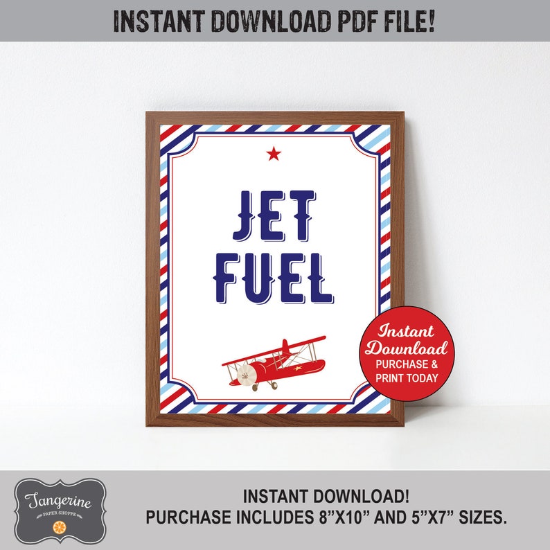 Airplane Jet Fuel Sign Airplane Drinks Sign Airplane - Etsy