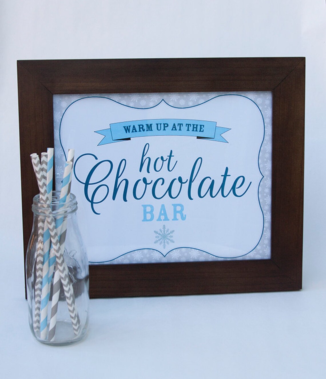Hot Chocolate Bar Printable Kit - DIY Editable Printable Files ...