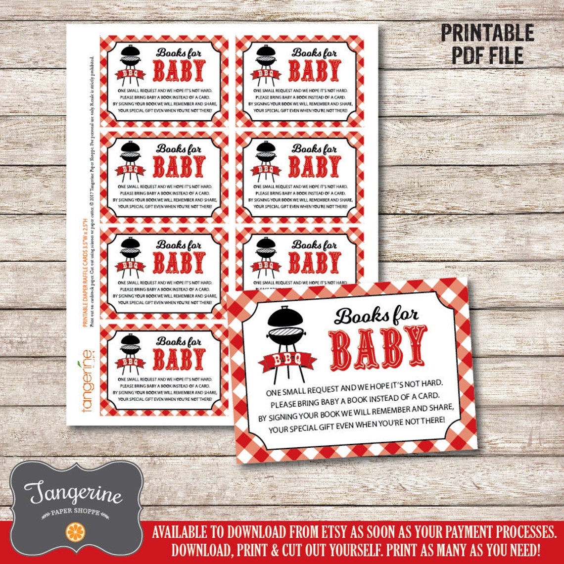 Baby Q Diaper Raffle Sign, BBQ Baby Shower Sign, Baby Q Decorations ...