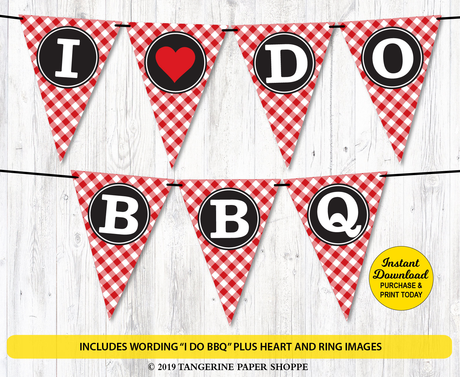 I Do Bbq Decorations I Do Bbq Couples Shower Engagement | Etsy