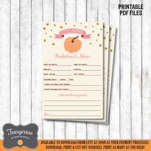 Pumpkin Diaper Raffle, Pumpkin Diaper Raffle Cards and Sign, Fall Baby ...