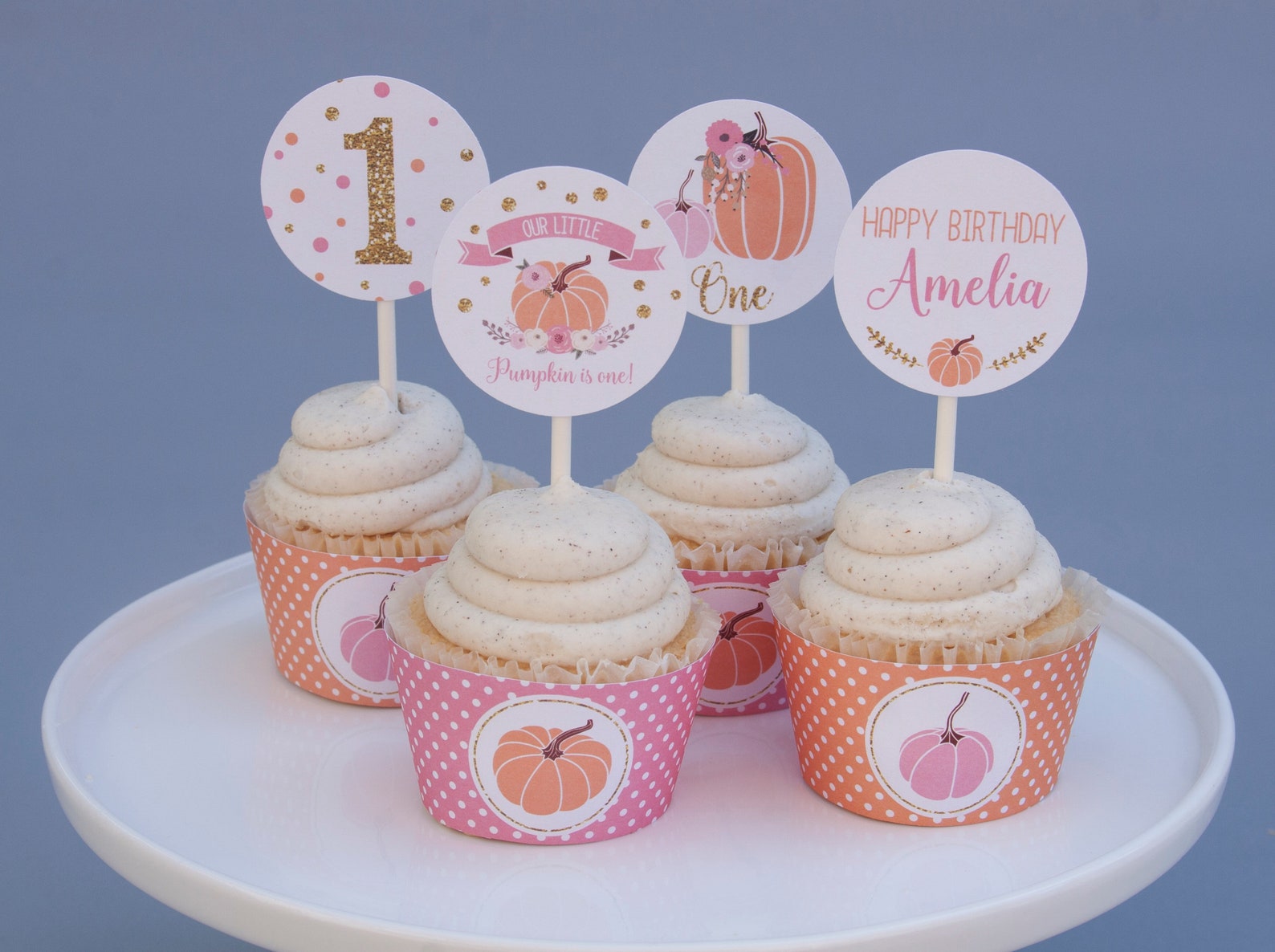 Pumpkin Thank You Card Pumpkin Birthday Thank You Note | Etsy