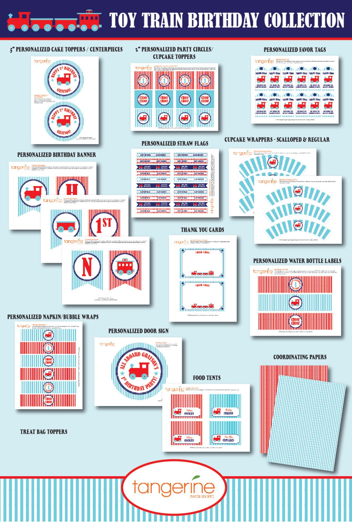 Train Thank You Cards Printable PDF File INSTANT DOWNLOAD - Etsy Canada