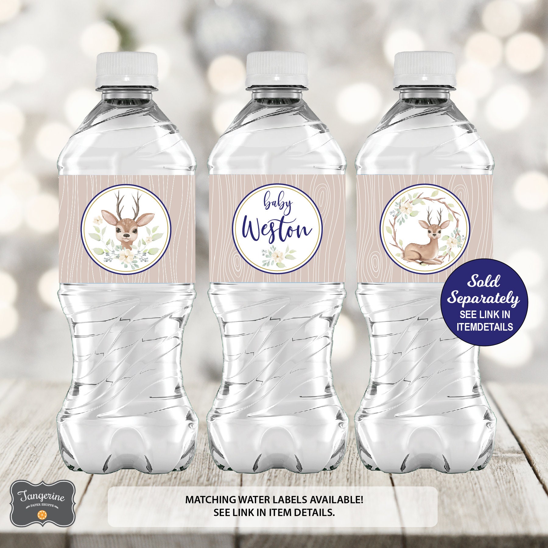 Deer Food Labels Little Buck Food Tents Printable Place | Etsy