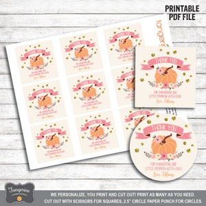 Little Pumpkin Baby Shower Banner, Girl Pumpkin Baby Shower, Fall Baby ...