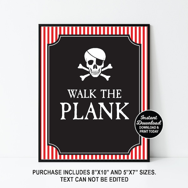 Walk to Plank - Etsy