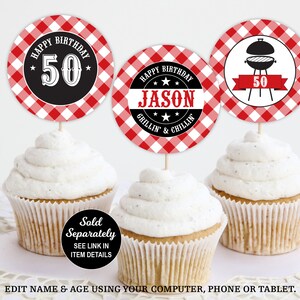 BBQ Birthday Welcome Sign, Editable BBQ Birthday Sign, BBQ Birthday ...