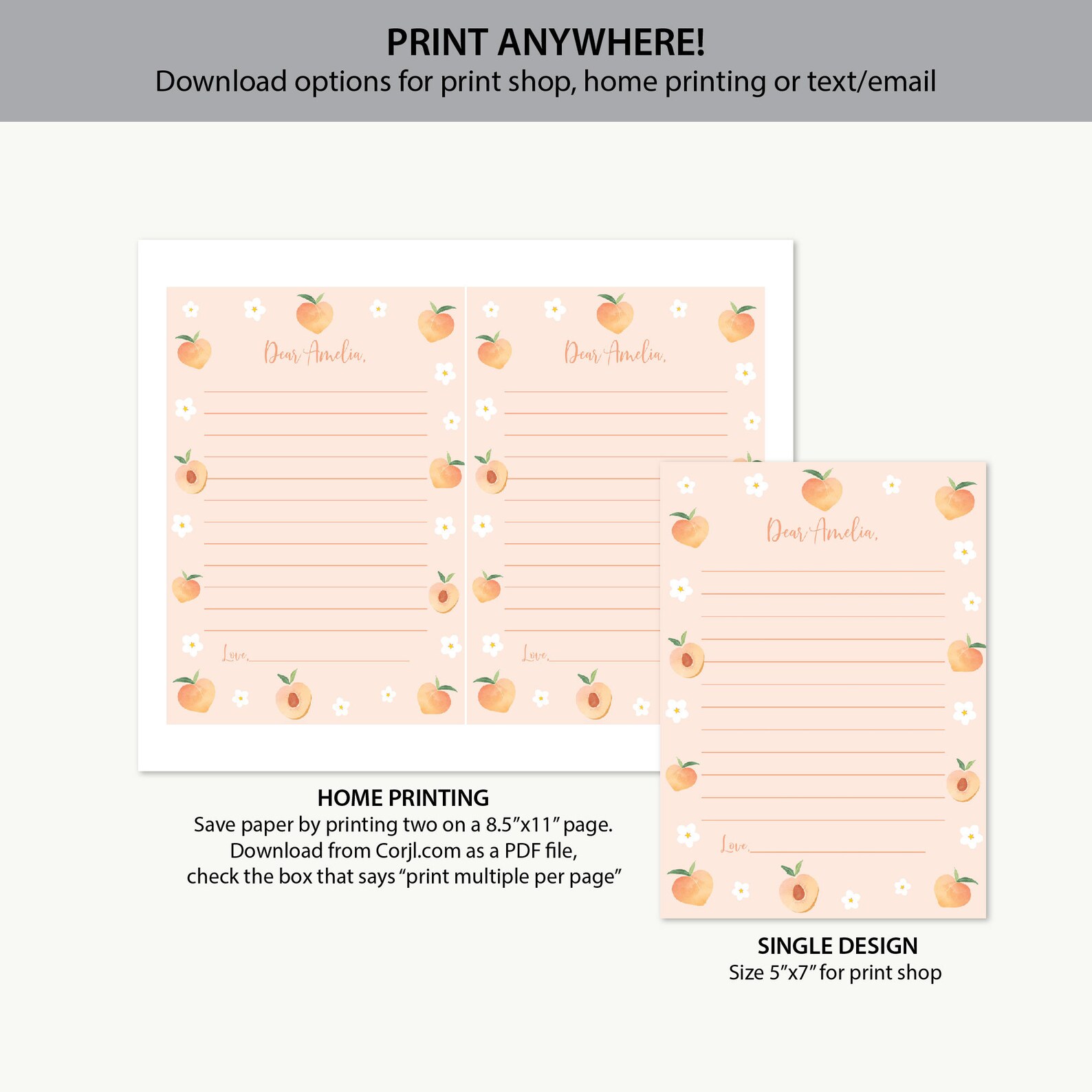 Peach Birthday Time Capsule Editable First Birthday Time Capsule 1st ...