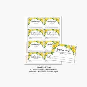 Guess How Many Lemon Drop Game, Lemon Baby Shower Game, Baby Shower ...