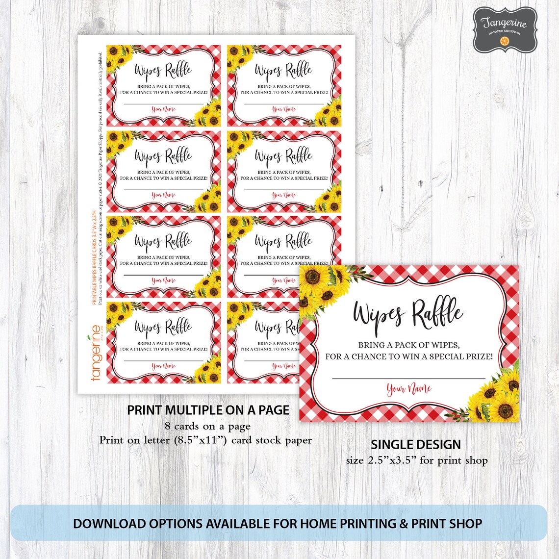 Baby Q Wipes Raffle Cards, BBQ Baby Wipes Raffle Ticket, Wipes Raffle ...