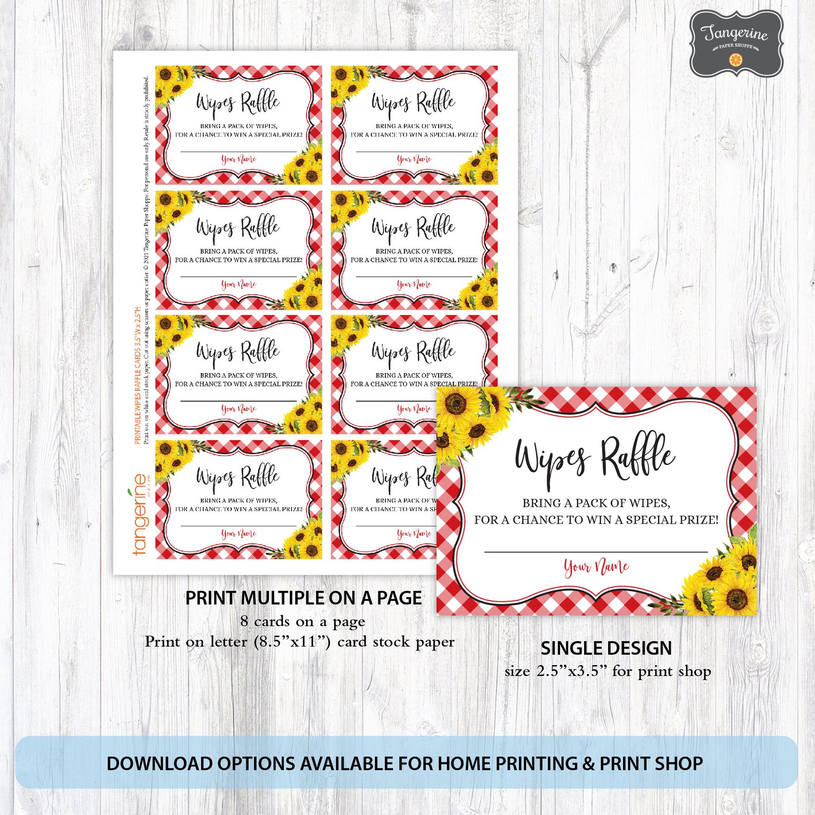 Baby Q Wipes Raffle Cards, BBQ Baby Wipes Raffle Ticket, Wipes Raffle ...