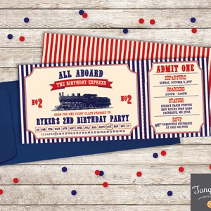 Train Party Signs Set of 6, Printable Train Signs, Vintage Train Signs ...