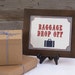Train Party Signs Set of 4 - Baggage Claim Sign - Fueling Station Sign ...