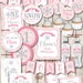 Winter Onederland Banner, Happy Birthday Banner, Pink and Silver ...