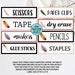 Classroom Supply Labels, Classroom Organization Labels, Office ...
