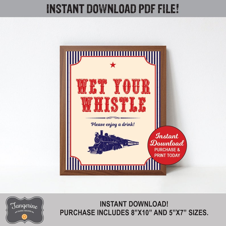 Train Fueling Station Sign Train Drink Table Sign Train Food - Etsy