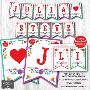 Fiesta Engagement Food Labels Printable, Mexican Fiesta Baby Shower ...