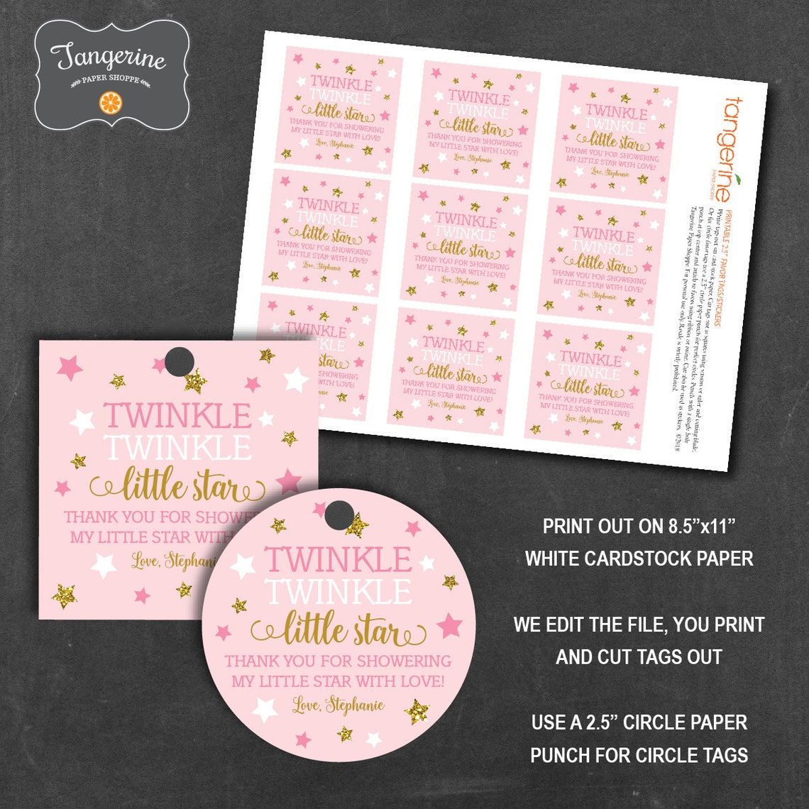 Twinkle Twinkle Little Star Food Labels Twinkle Little Star | Etsy