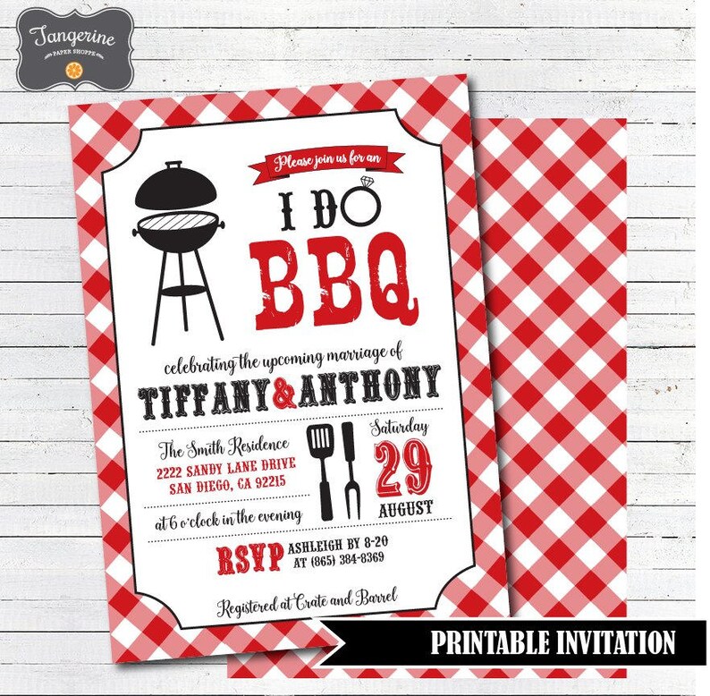 I Do Bbq Water Labels Personalized, I Do Bbq Drink Labels, Bbq Wedding ...