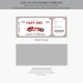 Racing 1st Birthday Ticket Invitation, Red Racecar Ticket Kid Invite ...