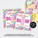 Blow Pop Valentines Day Card, Gum Valentines Tag, Kids Valentine Card ...