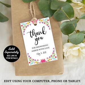 Fiesta Table Number Sign, Fiesta Bridal Shower Editable Table Number ...