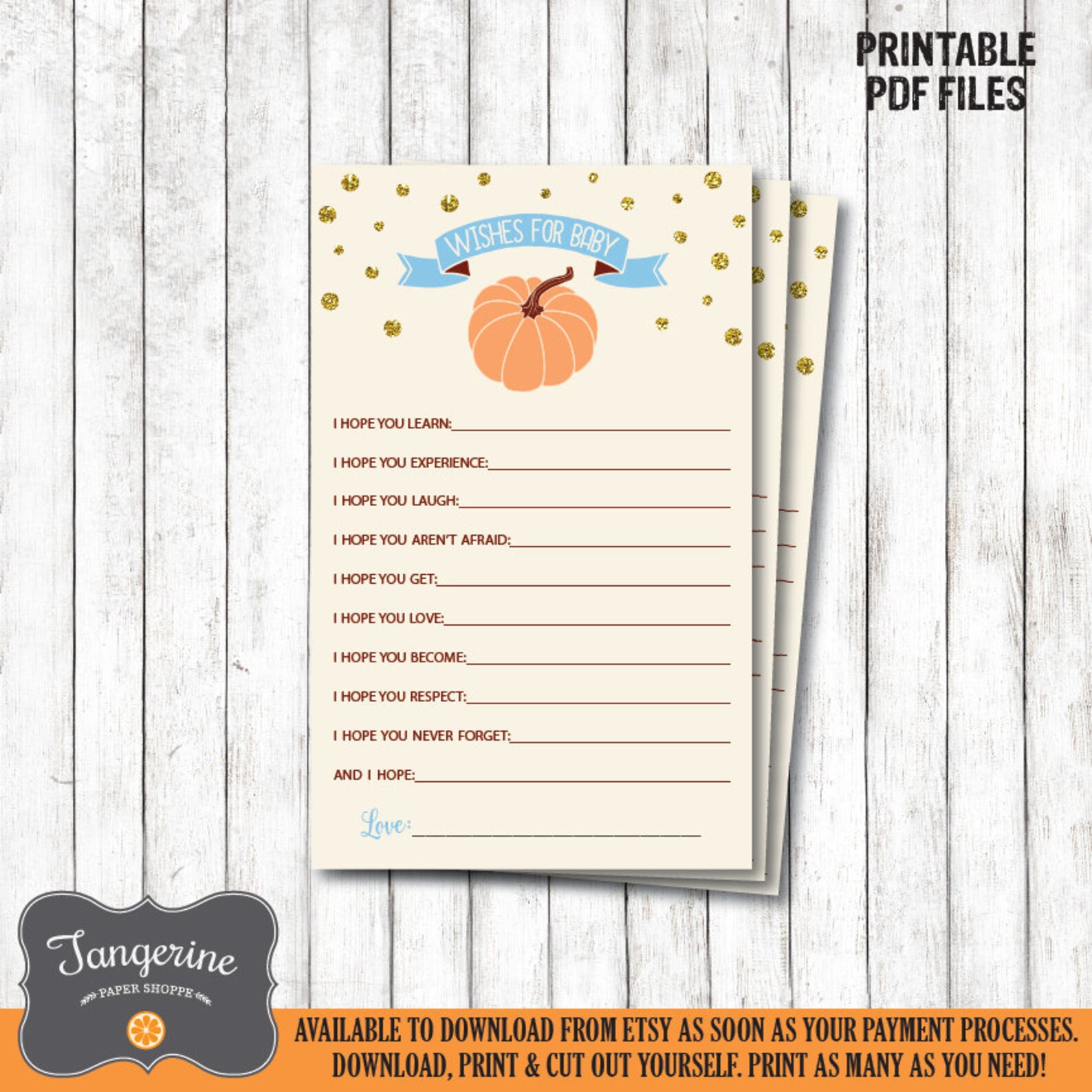 Pumpkin Wipes Raffle Ticket Wipes Raffle Ticket Printable | Etsy