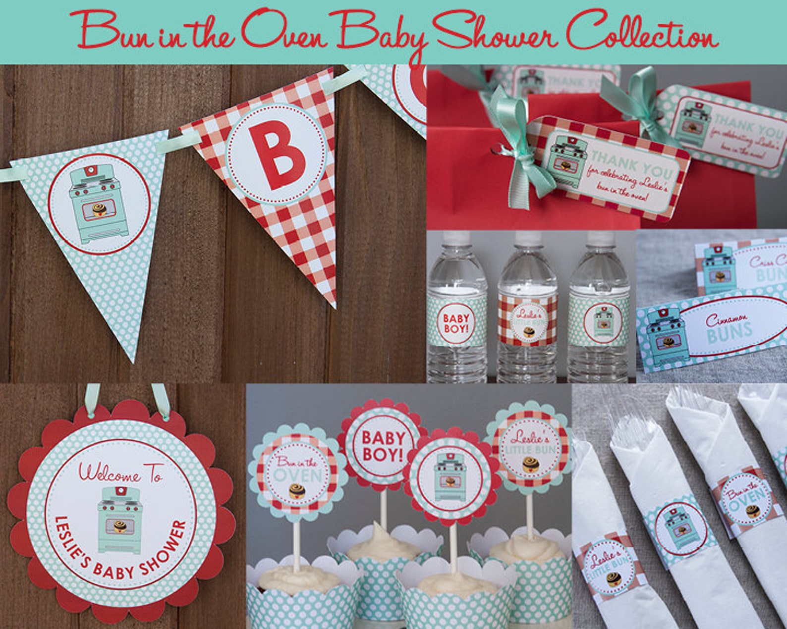 Bun in the Oven Baby Shower Banner Bun in the Oven Banner - Etsy