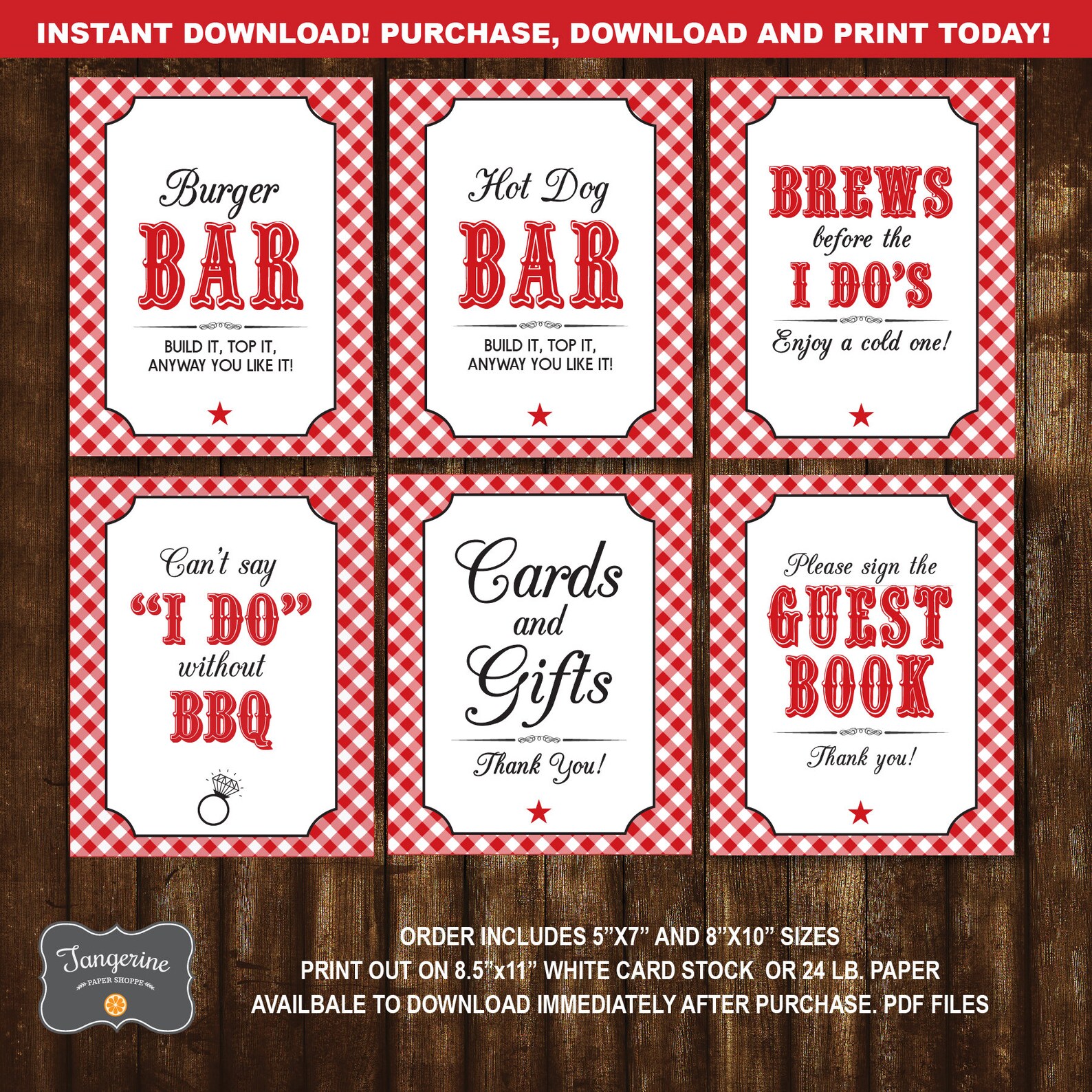 I Do Bbq Favor Tags I Do Bbq Thank You Tags I Do Bbq Decor - Etsy España