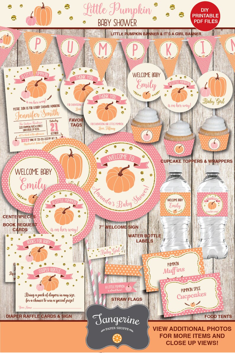 Pumpkin Wipes Raffle Sign Printable Pink and Gold Sign - Etsy