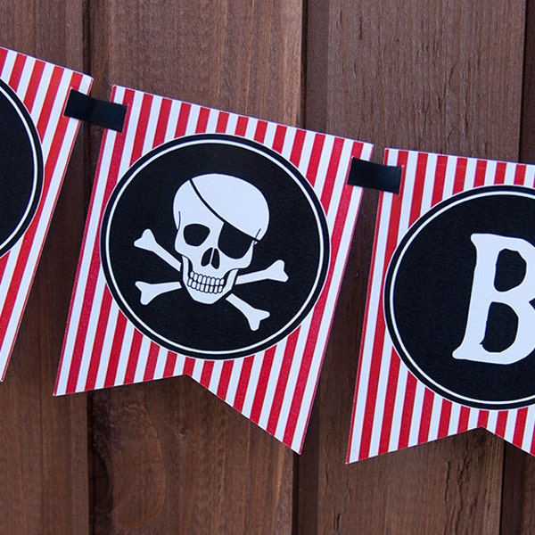 Pirate Banner - Etsy