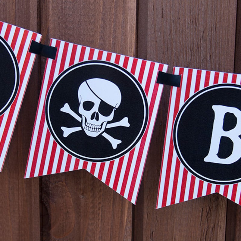 Pirate Banner - Etsy