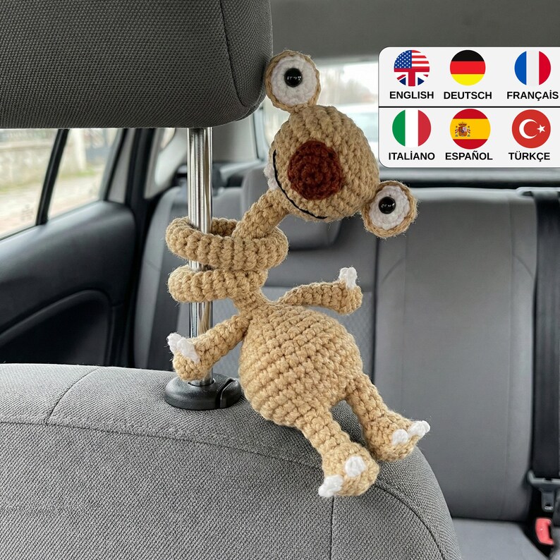 Sid the Sloth Amigurumi Pattern, Crochet Pattern Sloth PDF, Long Neck ...