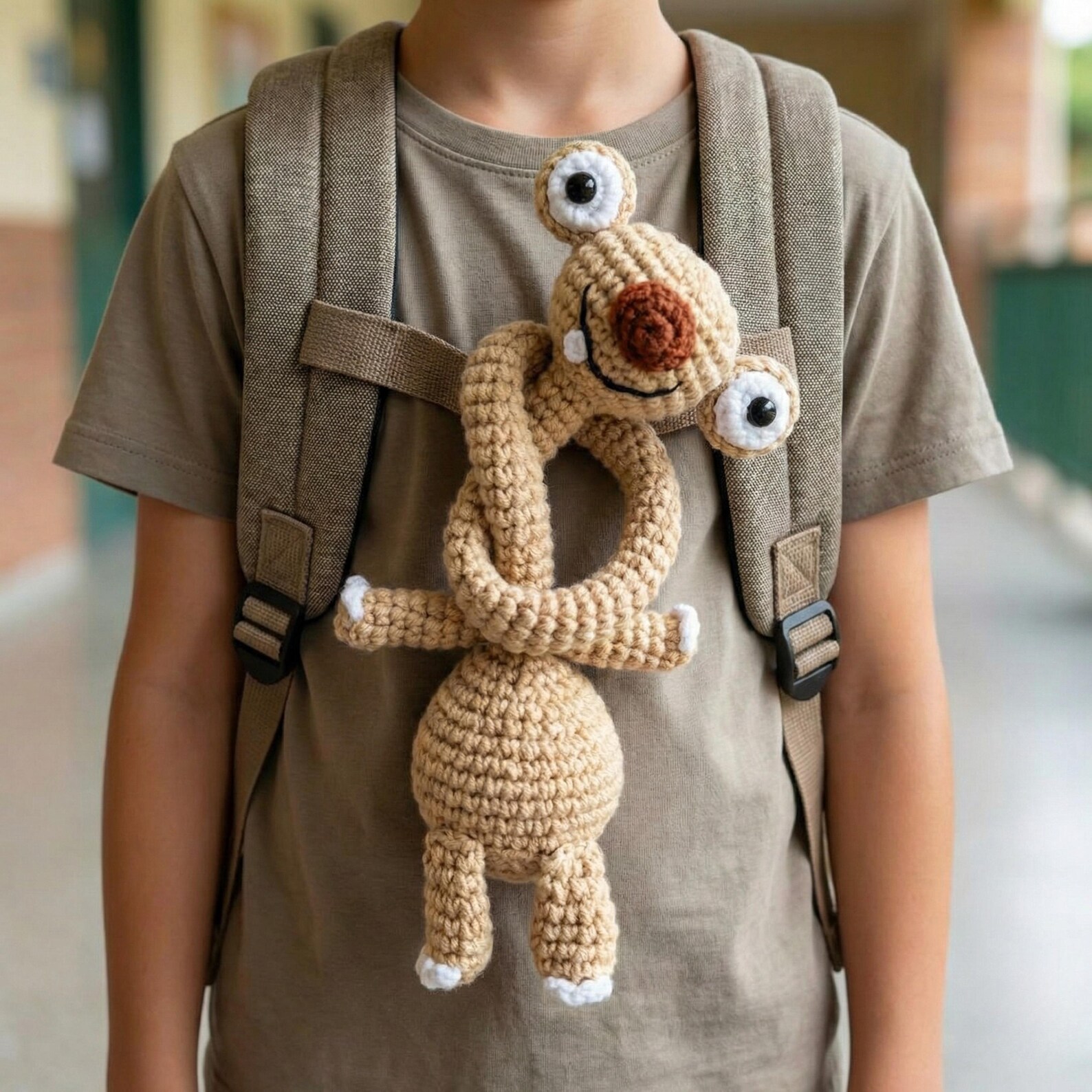 Sid the Sloth Amigurumi Pattern, Crochet Pattern Sloth PDF, Long Neck ...