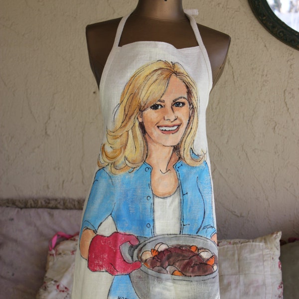 Hand Painted Apron - Etsy