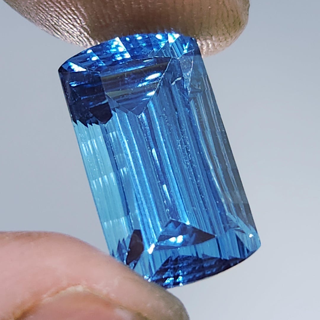 Natural Spinel Emerald Shape Concave Cut 12.30 Ct Certified Loose ...