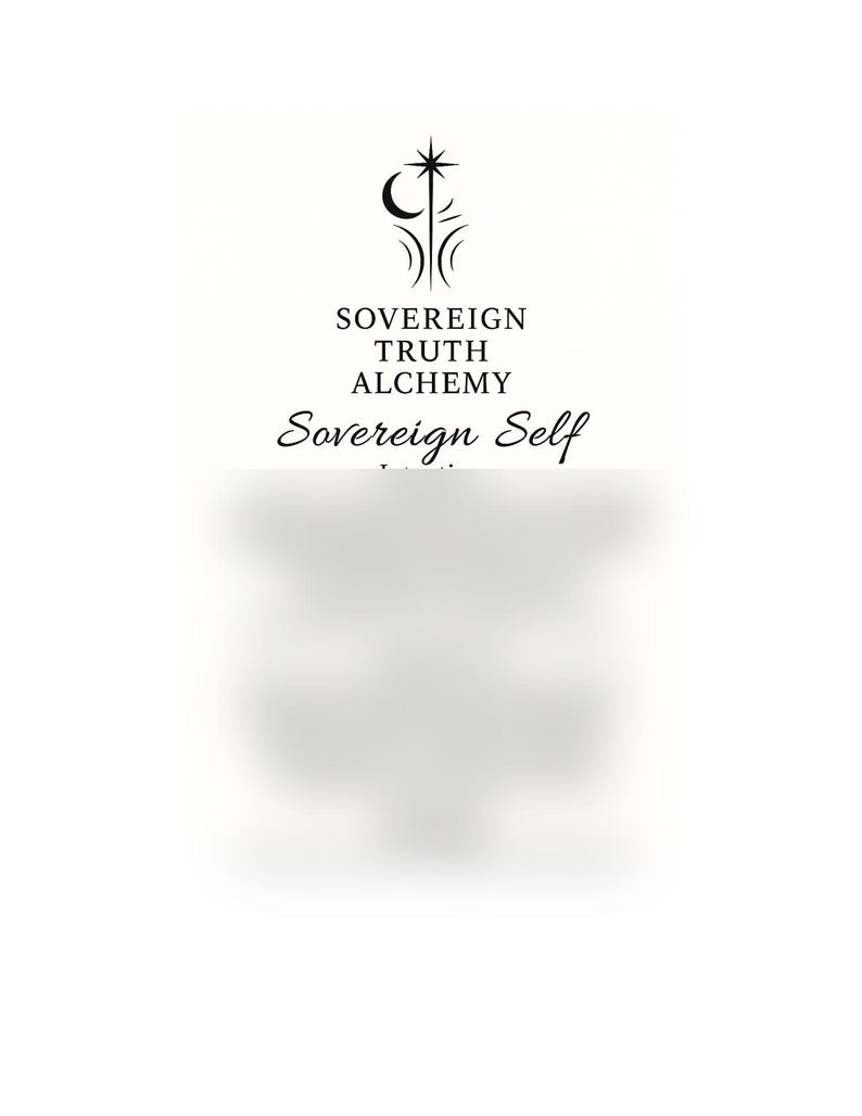 Sovereign Self Emotional Regulation Workbook | Shadow Integration Guide | Ritual & Frequency ...