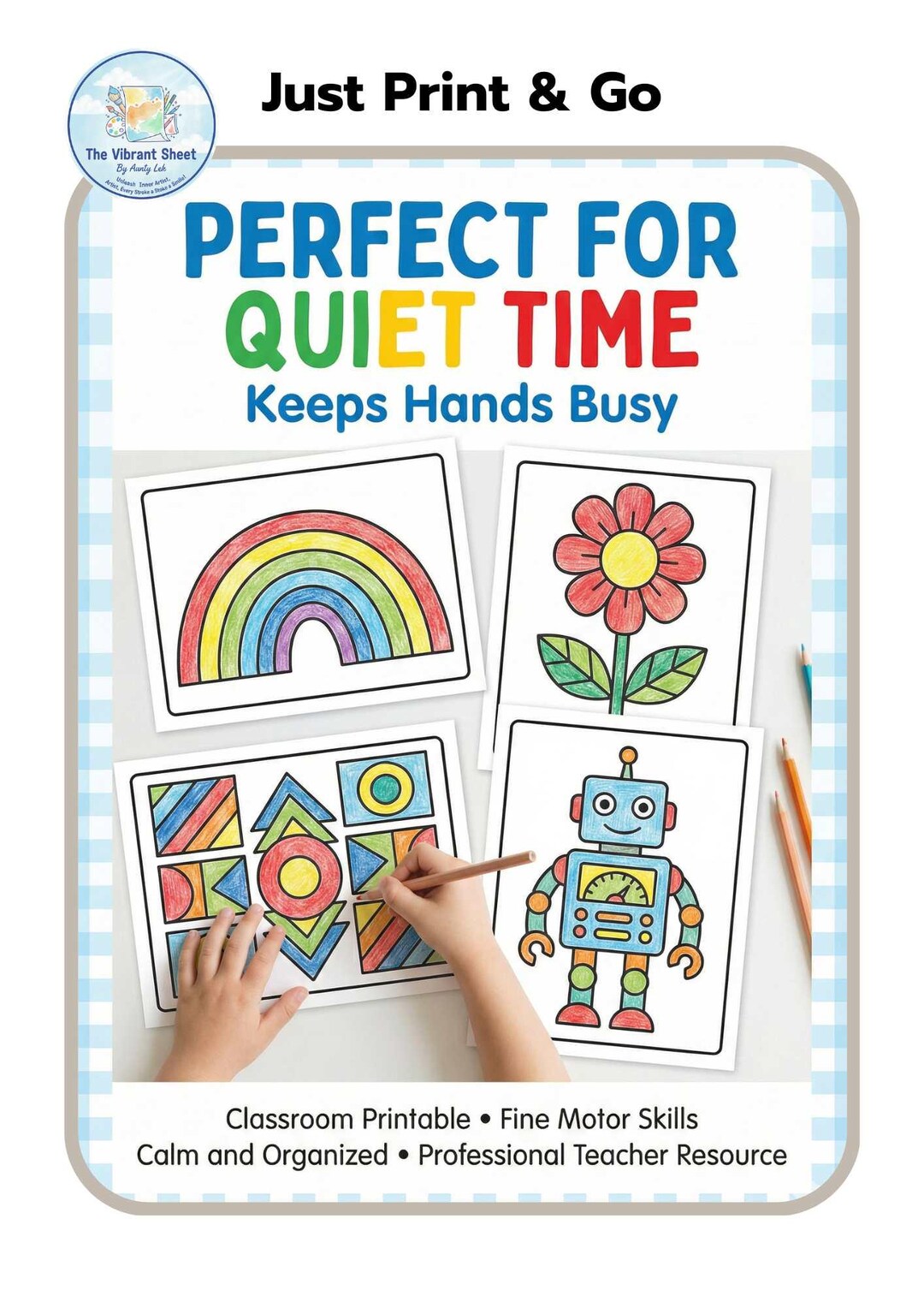 Fine Motor Skills Coloring Pages Special Education Friendly - Etsy