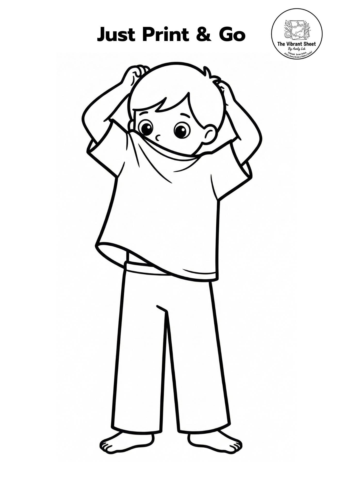 Daily Routine Coloring Book | Special Education Printable | Fine Motor ...